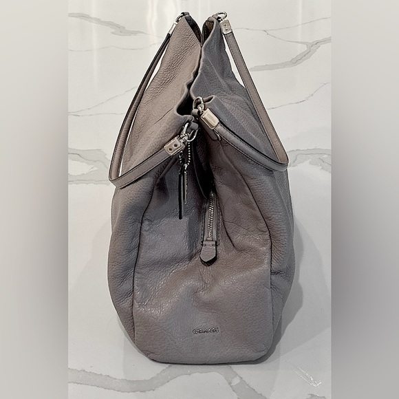 Coach | Bags | Coach Madison Phoebe Tumbled Leather Triple Section Hobo ...